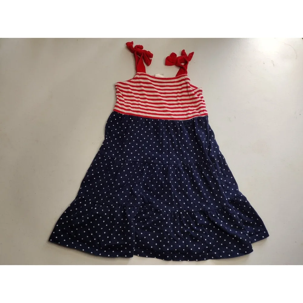 Gymboree | Dresses | Gymboree Girls 3t Red White Blue Stars Stripes ...